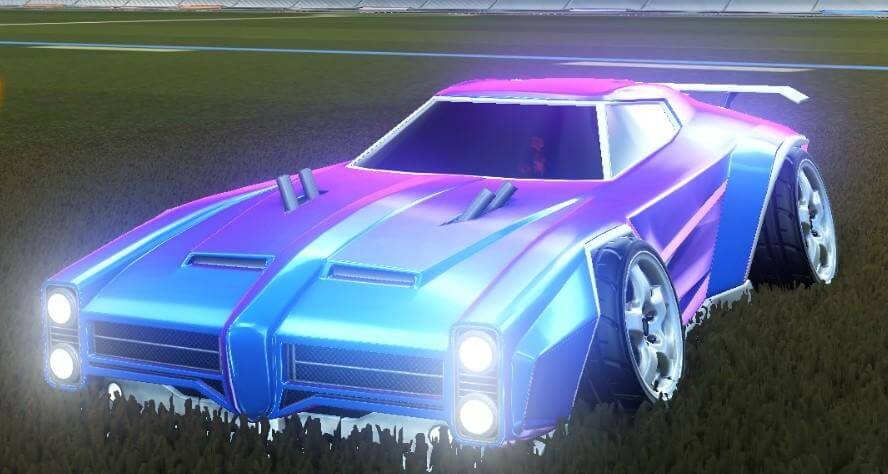 DOMINUS Clean blue & pink freestyle - BakkesPlugins